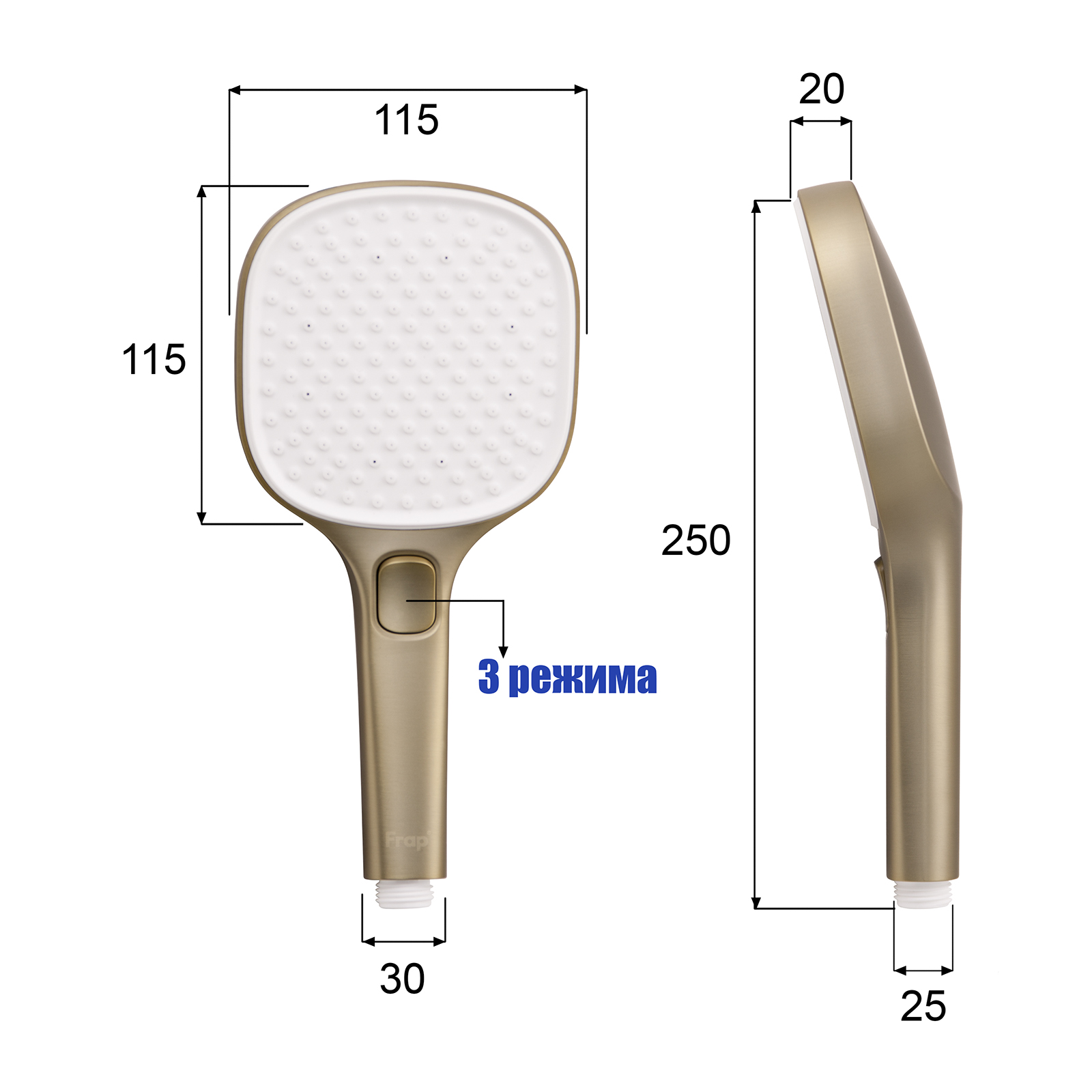 Душевая стойка с термостатом Frap FX24791-3 купить в Москве - интернет-магазин FRAP